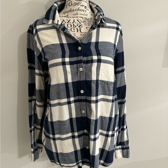 J. Crew | Tops | J Crew Flannel Shirt | Poshmark